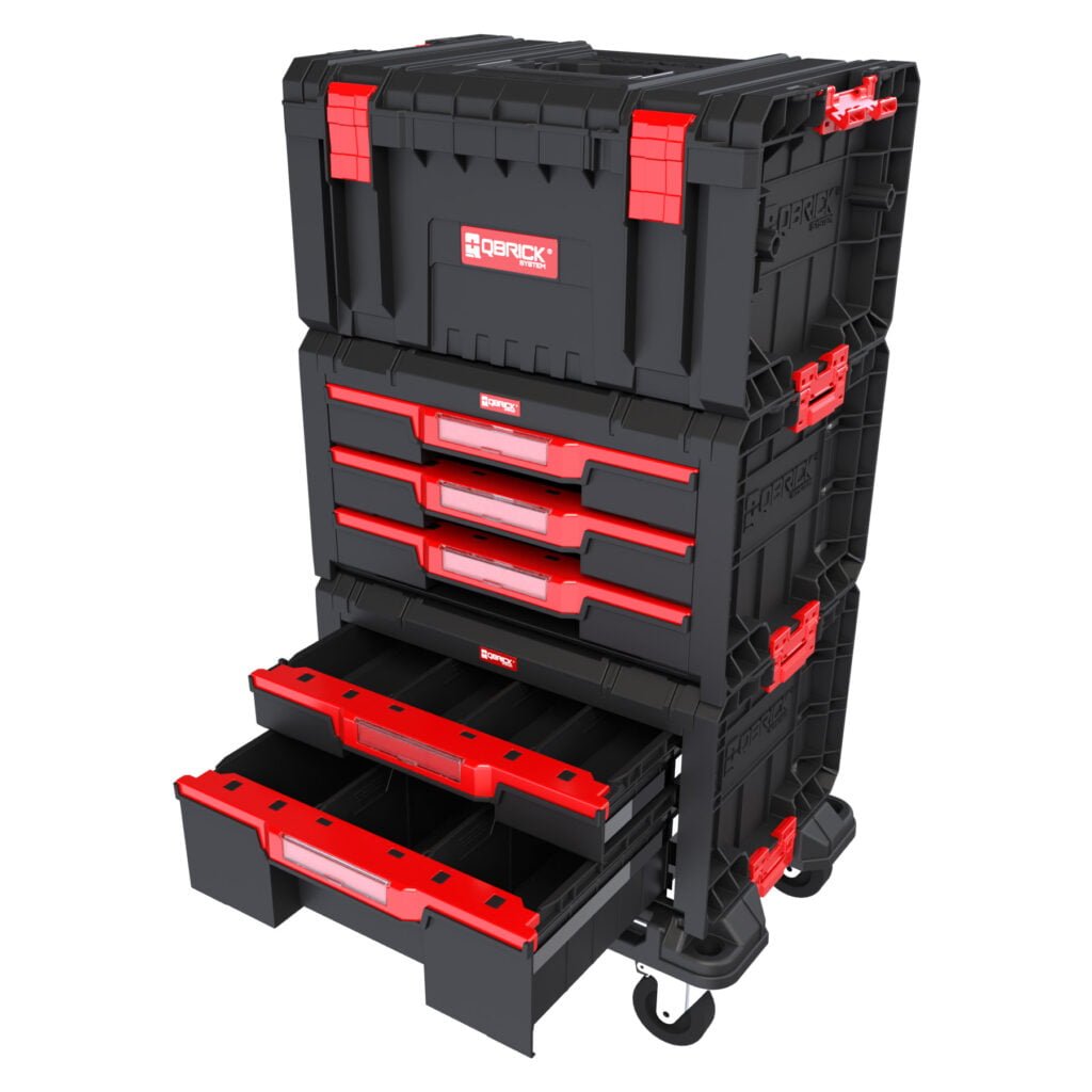 Qbrick System PRO Drawer Workshop SET 2 » Szafka na kółkach!