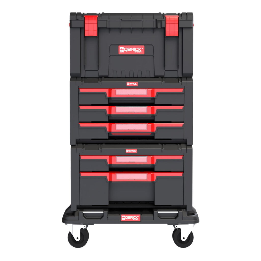Qbrick System PRO Drawer Workshop SET 2 » Szafka na kółkach!